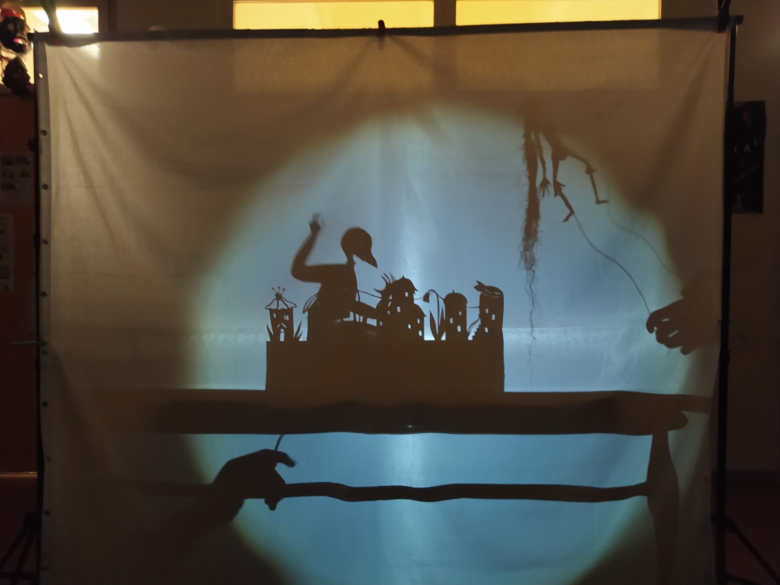 Atelier théâtre d’ombres pour les NSA – Collège Molière